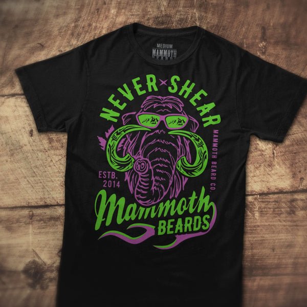 Never Shear Mammoth Beards | Tees and Tanks - Mammoth Beard Co.